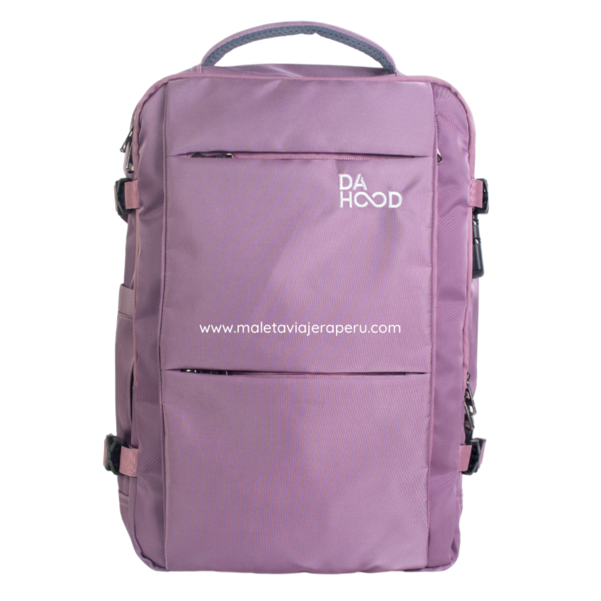 Mochila Viajera Deluxe (Uva) - Da Hood – Tienda Maleta Viajera Perú